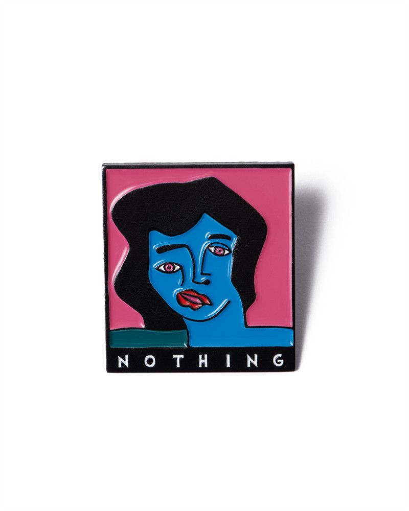 Buy online PARRA NOTHING FACE ENAMEL PIN 54395 - Nigra Mercato Talla ...